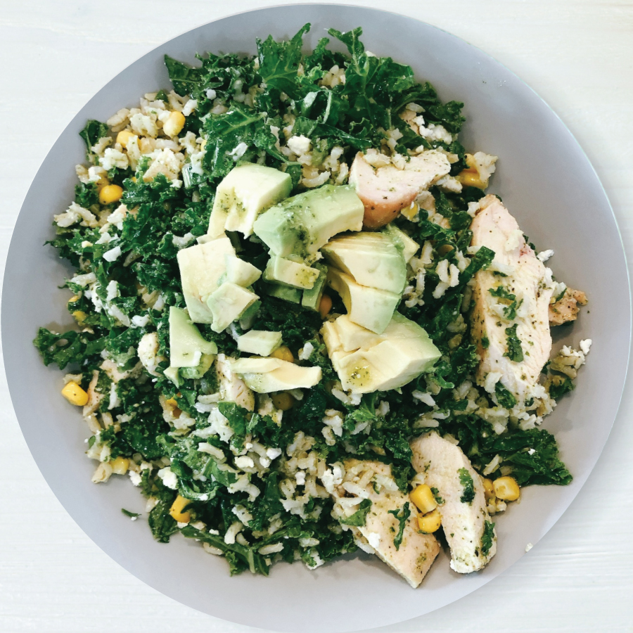 Pesto Chicken Bowl - Carrot Express