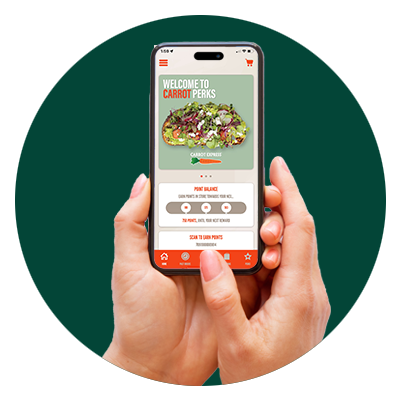 App: Rewards & Offers | Carrot Express - Healthy food